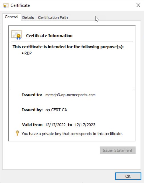 Enroll RDP Certificate with GPO: Step-by-Step Guide - Ask Garth