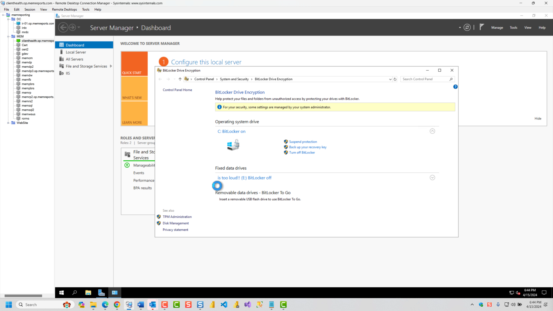 Configure Bitlocker On Windows Server Step By Step Guide Ask Garth